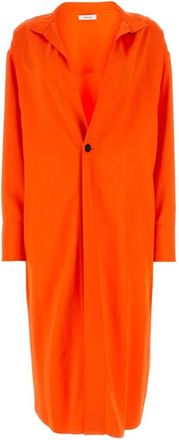 Ferragamo Femme, Robes, Orange, Taille: 34 FR Abito