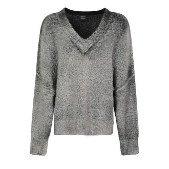 Avant Toi Maglia Scollo V Over - Femme - Pulls - Gris - Taille: 36 FR