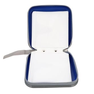 Happyyami Tragbare CD H&uuml;lle mit Rei&szlig;verschluss Kunststoff CD Aufbewahrungstasche f&uuml;r Auto und Zuhause Leicht f&uuml;r bis zu 40 Discs Langlebige Disc Schutz Tasche