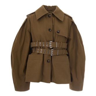 Ganni Leichte Jacke - - Jackets - Damen - Braun - XS