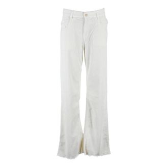 Cycle Wide Hosen - - Trousers - Damen - Wei&szlig; - W30