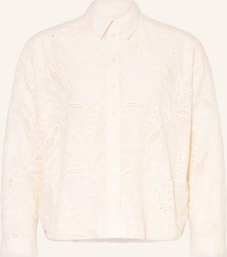 Milano Milano Italy Hemdbluse Aus Lochspitze weiss