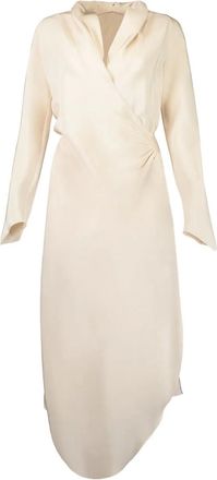 Peter Cohen Victor asymmetric midi dress - Jaune