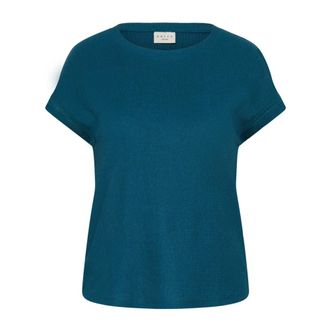 Kaffe Curve Kclizzy T-Shirt - - Tops - Damen - Blau - S