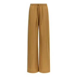 Loulou Studio Damen, Hosen, Beige, MGr&ouml;&szlig;e