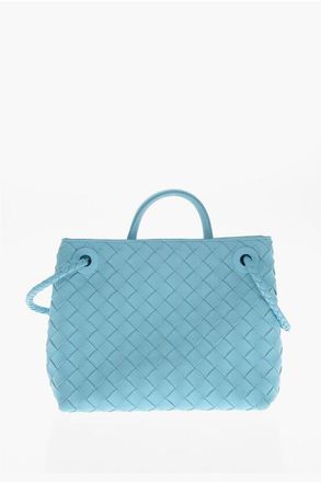 Bottega Veneta Braided Leather Tote Bag with Golden Effect Detail Gr&ouml;&szlig;e Unica