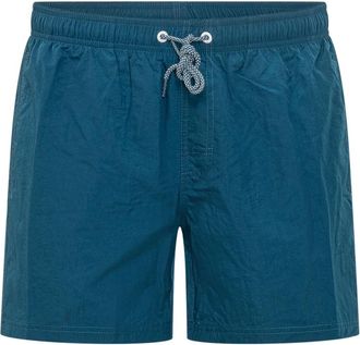 Sundek Homme, Maillots de bain, Bleu, Taille: M Short Crinkled Swim Shorts