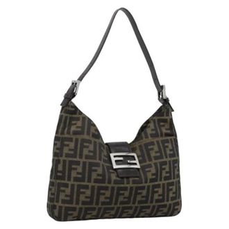 Fendi Pre-owned Sac bandouli&egrave;re Zucca - Femme - Pre-owned - Brun - Taille: ONE Size