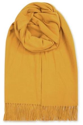 Malito more than fashion Malito - &Eacute;charpe tendance pour femme - &Eacute;charpe douce en m&eacute;lange de cachemire - Longue &eacute;charpe dhiver unie - S600, jaune moutarde, taille unique