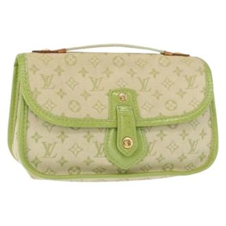 Louis Vuitton Pre-owned Canvas Handtasche - - Pre-owned - Damen - Gr&uuml;n - ONE SIZE