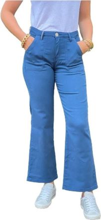 Islow Femme, Pantalons, Bleu, Taille: W26 Leha Flare Pantalons