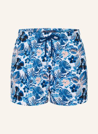 Vilebrequin Badeshorts Island Flower Moorise weiss
