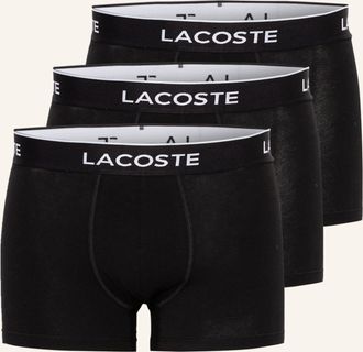 Lacoste 3er-Pack Boxershorts schwarz