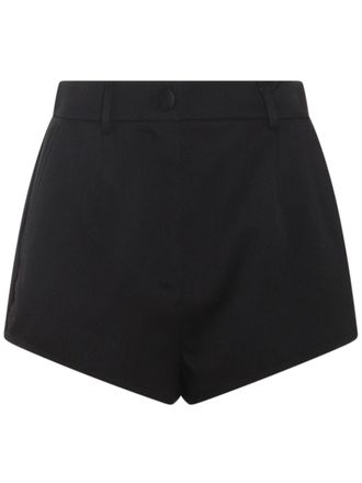 Dolce & Gabbana short en laine - Noir