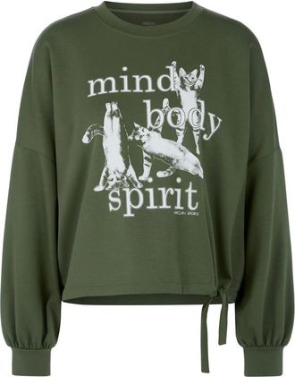 Marc Cain Femme, Sweatshirts et sweats &agrave; capuche, Vert, Taille: 38 FR SweaT-shirts