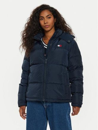 Tommy Jeans Daunenjacke Alaska DW0DW18610 Dunkelblau Regular Fit