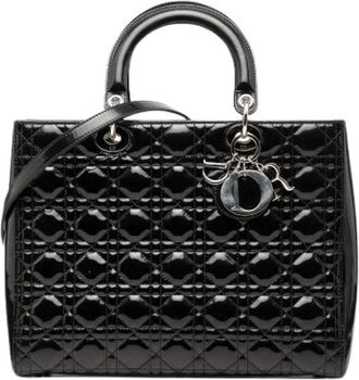 Dior Pre-owned Lady Dior - Femme - Pre-owned - Noir - Taille: ONE Size