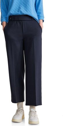 Street One Damen Hose Straight und High, deep blue, 40W / 26L