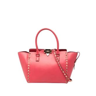 Valentino Pre-owned Studded Satchel - - Pre-owned - Damen - Rosa - ONE SIZE