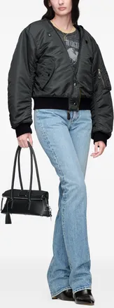 Maison Margiela Nylon Bomber Jacket - Black