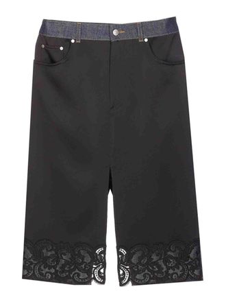 Stella McCartney Jupe Midi - Bleu