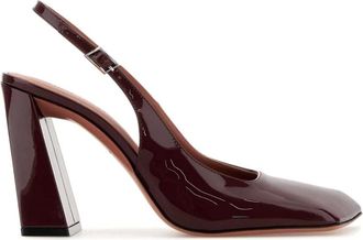 Amina Muaddi Femme, Chaussures, Violet, Taille: 37 EU Charlotte Sling