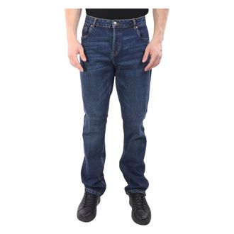 John Richmond Homme, Jeans, Bleu, Taille: W31 Shakem Straight Leg Jeans