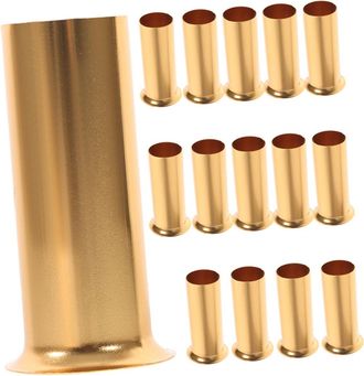 Angoily 15stücke Teiliges Metall-hängelampen-fassungsüberzug- Robuste Lampenfassungshülsen Für Kronleuchter Vintage-kerzenfassungsschutz Langlebige Abdeckunge