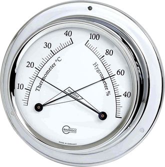 Barigo 983cr Tempo Thermometer Hygrometer Chrom 110mm