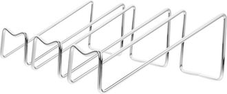 PartyKindom 2stücke Metall Weinflaschenhalter Aus Eisen Für Theke Schrank Tisch Flaschenpräsentation Weinregal Platzsparend Elegantes Design Für Weinliebhaber