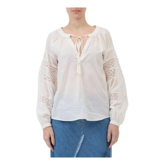 Ermanno Scervino Damen, Blusen & Hemden, Wei&szlig;, SGr&ouml;&szlig;e