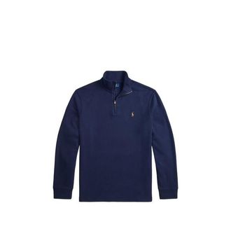 Polo Ralph Lauren Pull droit col montant en coton