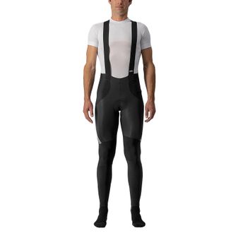 Castelli Castelli 4520522 SORPASSO RoS BIBTIGHT Leggings Mens Black/Silver Reflex L