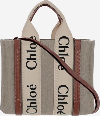 Chlo&eacute; Petit sac fourre-tout en lin Woody