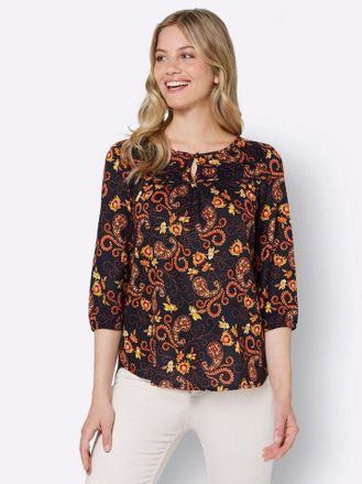 Witt Klassische Bluse Druckbluse 3/4-Arm