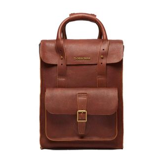Dr. Martens Femme, Sacs, Brun, Taille: ONE Size Ambassador Leather Backpack