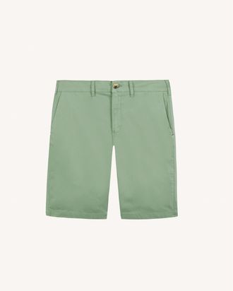 Faguo Bermuda vert clair coton - SAULIEU