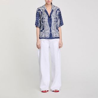 Sandro Chemise &agrave; imprim&eacute; bandana