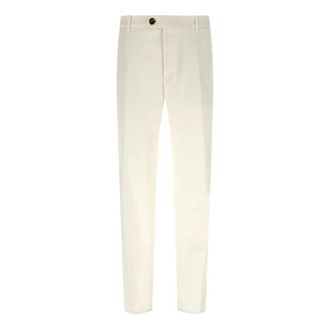 Brunello Cucinelli Gabardinehose mit St&uuml;ckf&auml;rbung - - Trousers - Herren - Wei&szlig; - 2XL