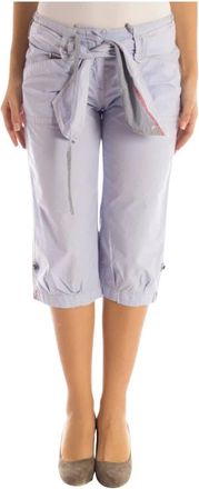 Murphy & Nye Femme, Pantalons, Violet, Taille: W28 Bermuda Straight Pantalons