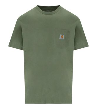 Carhartt Work in Progress T-SHIRT S/S POCKET DOLLAR GREEN CARHARTT WIP