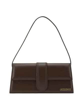 Jacquemus Hobo Bags - Structured Brown Calf Leather Shoulder Bag - Gr. unisize - in Schwarz - f&uuml;r Damen