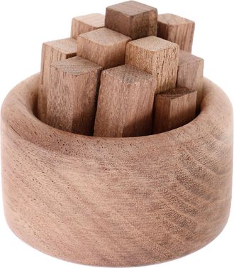 NUOBESTY Living Diffuser Holz Aromatherapie Dekor &Auml;therische &Ouml;le Diffusor Wohnzimmer B&uuml;ro Badezimmer Duft&ouml;lhalter Erweiterbar Aromatherapie Holzst&uuml;ck