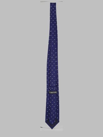 Tom Ford Silk Jacquard Necktie - Blue