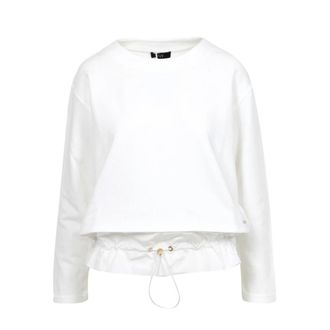 Fay Wei&szlig;er Pullover mit Boxy-Muster - - Tops - Damen - Wei&szlig; - S