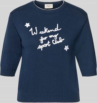 Max Mara Regular Fit Strickshirt aus Baumwoll-Mix Modell FIACRE