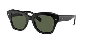Ray-Ban RB2186 Lunettes de Soleil, Black, 49 Mixte