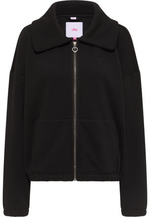 Mymo Sweatjacke Damen schwarz