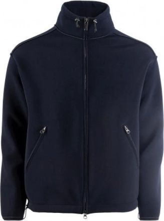 Phil Petter Homme, Sport, Bleu, Taille: 2XL Veste zipp&eacute;e technique en jersey contrecoll&eacute;