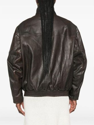 Salvatore Santoro Dkbro Leather Jacket - Brown